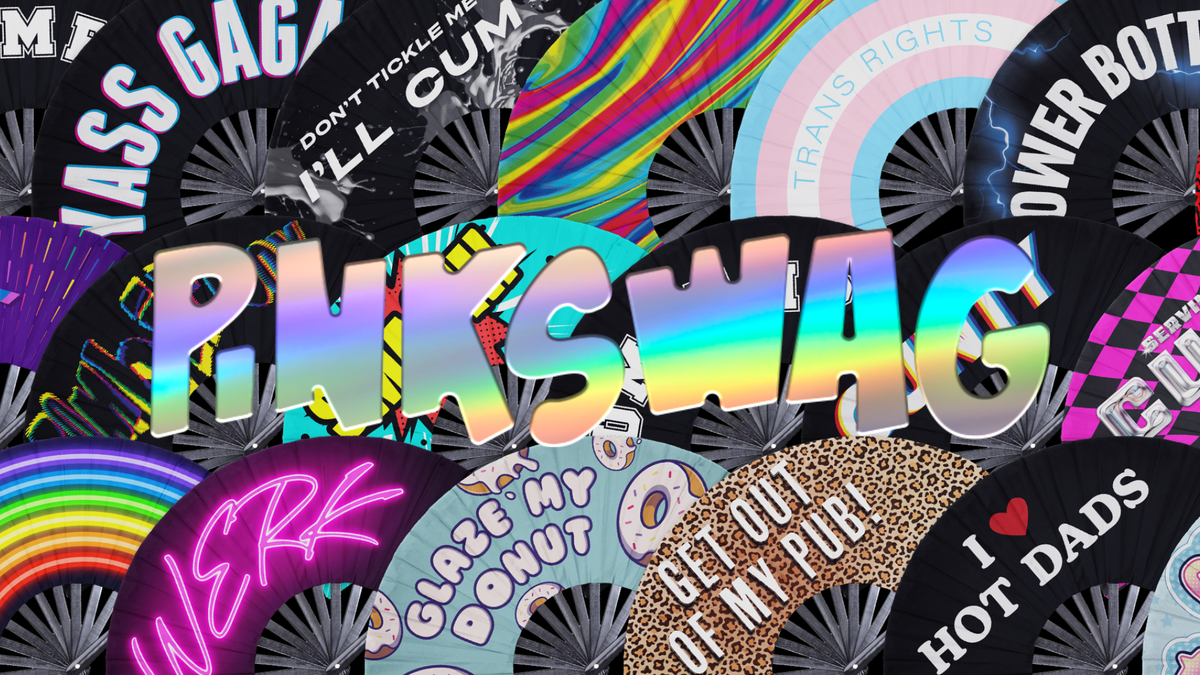 Clack Fans | Sustainable Bamboo Festival Fans | Pinkswag