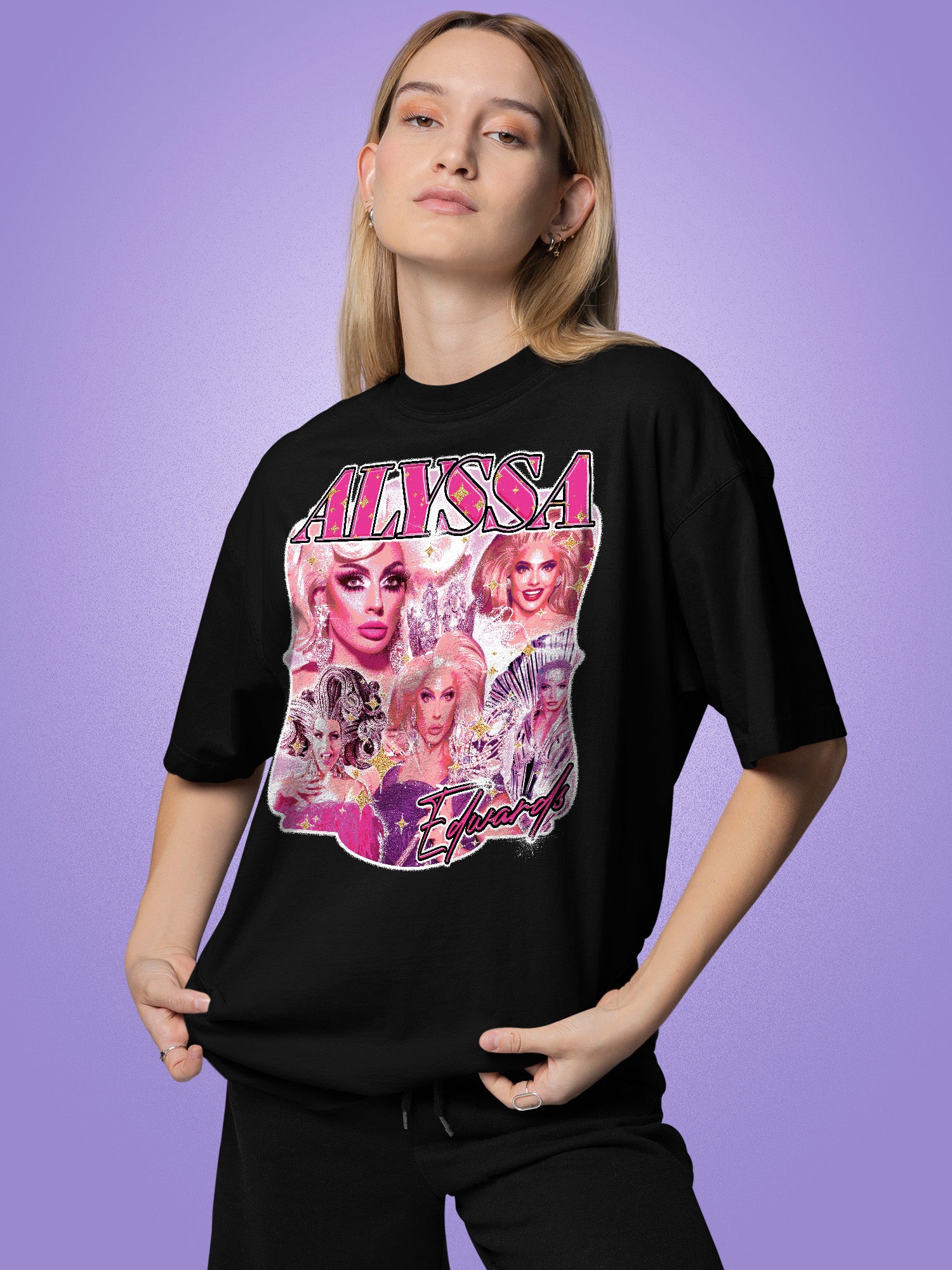 Alyssa Edwards Frame T-Shirt | Drag Race Merch | Iconic & Playful