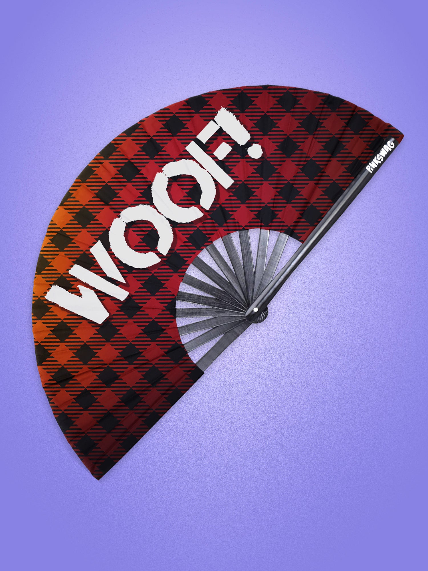 WOOF! Fan | Bear Pride Clack Fan | LGBTQ+ Leather Bar Accessory