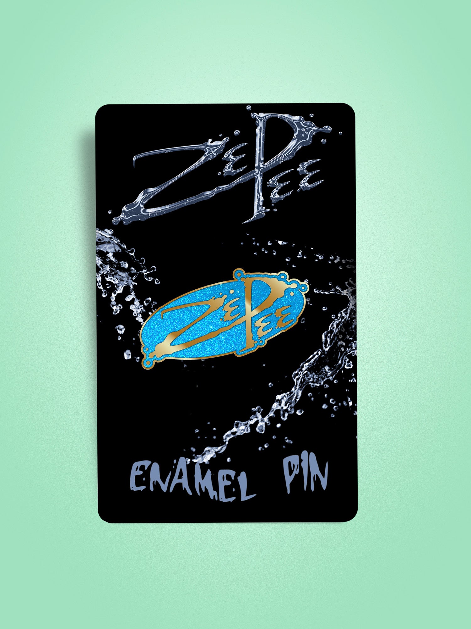 Zepee enamel pin